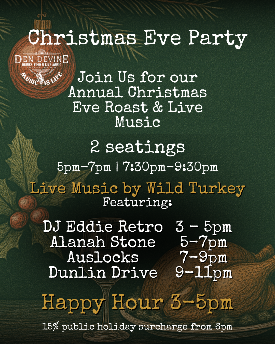 Den Devine What's On | Live Music Events & Gig Guides | Den Devine ...