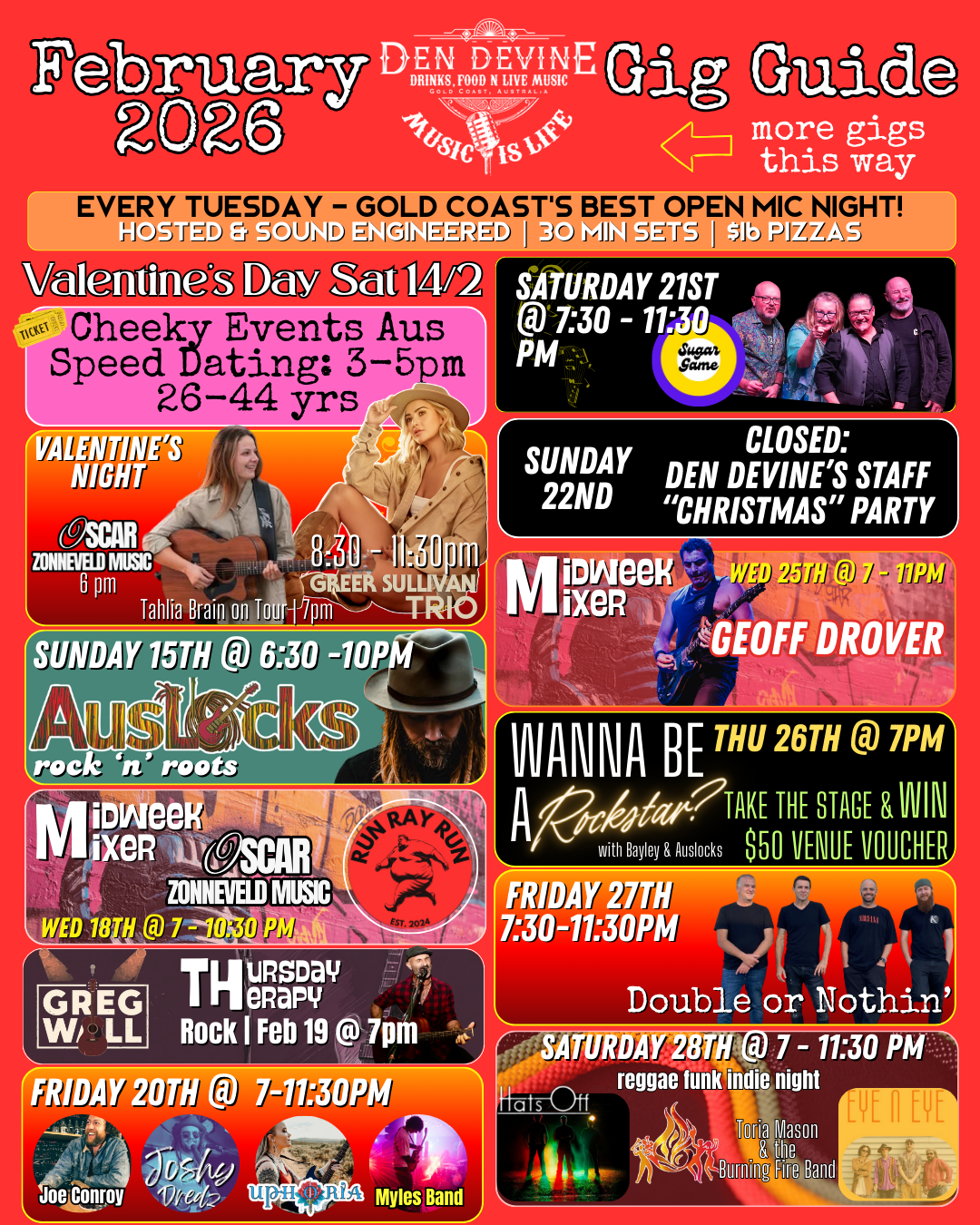 Den Devine What's On | Live Music Events & Gig Guides | Den Devine ...