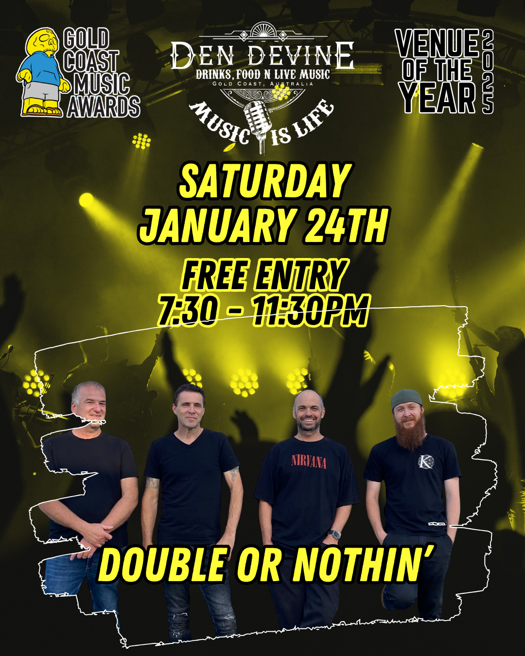 Den Devine What's On | Live Music Events & Gig Guides | Den Devine ...