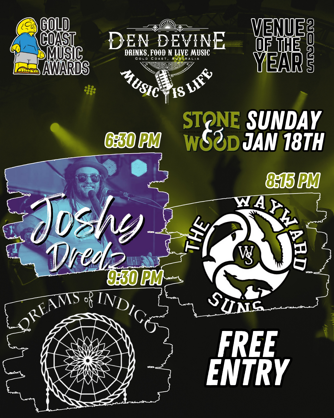 Den Devine What's On | Live Music Events & Gig Guides | Den Devine ...