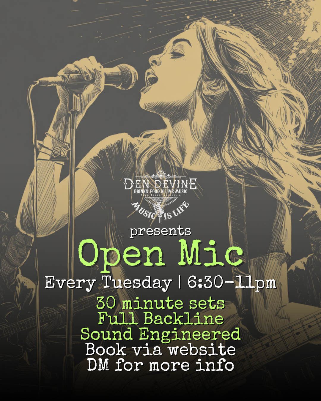 Den Devine What's On | Live Music Events & Gig Guides | Den Devine ...